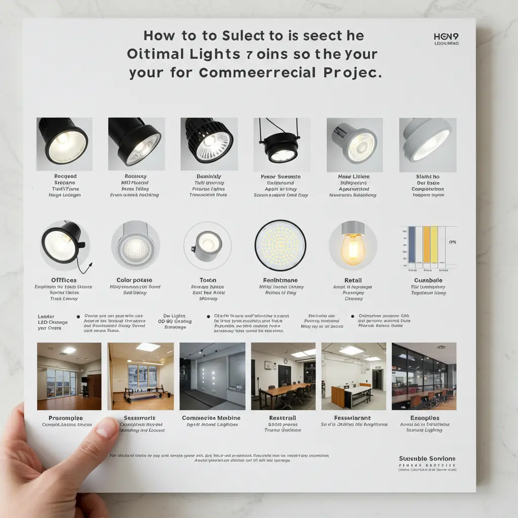 How to Choose the Best LED Lights for Your Commercial Project
