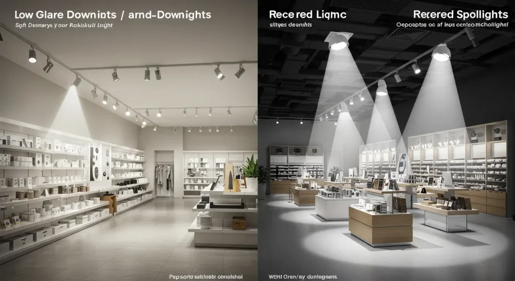 Low Glare Downlights vs. Recessed Spotlights: Which Is Better?