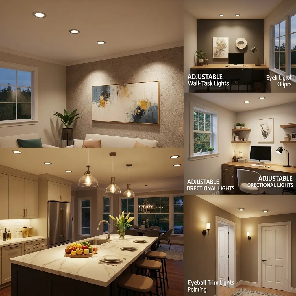 Best Applications for Adjustable Recessed Lighting Design - XHLUX