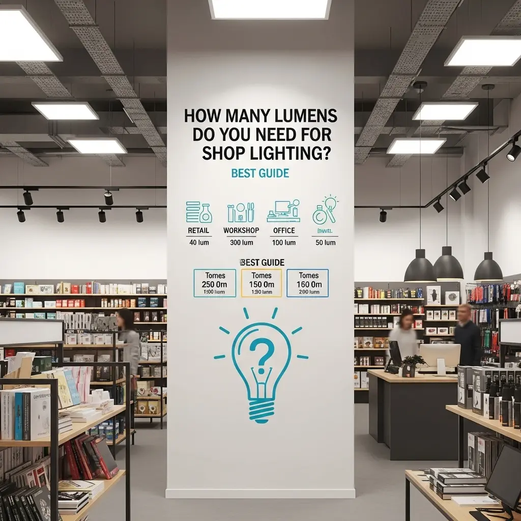 How Many Lumens Do You Need for Shop Lighting? Best Guide - XHLUX