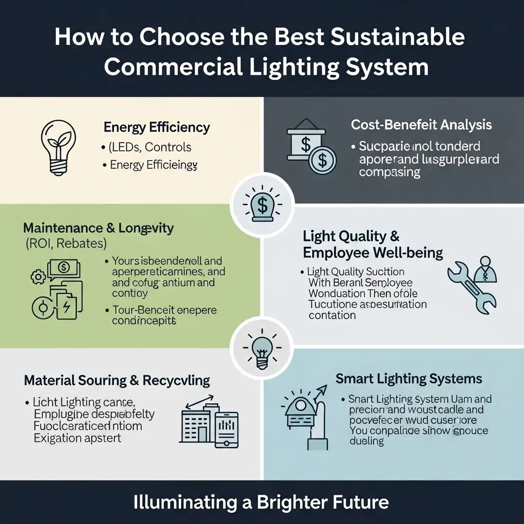 How to Choose the Best Sustainable Commercial Lighting System