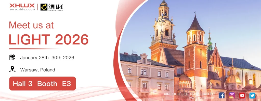 XHLUX Lighting Exhibits Commercial Lighting at Light Fair Warsaw 2026