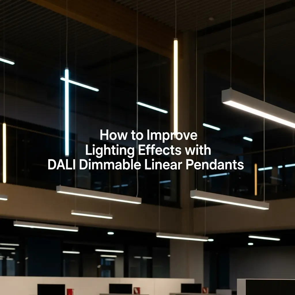 How to Improve Lighting Effects with DALI Dimmable Linear Pendants