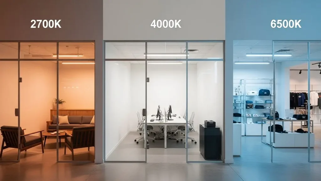 Choosing LED Color Temperature for Different Commercial Areas - XHLUX